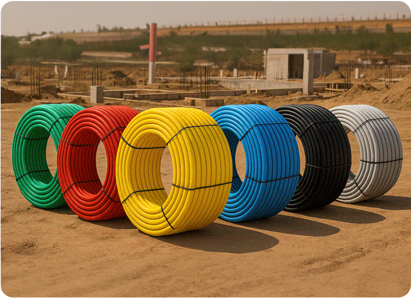 Ducto para fibra óptica con alta durabilidad.